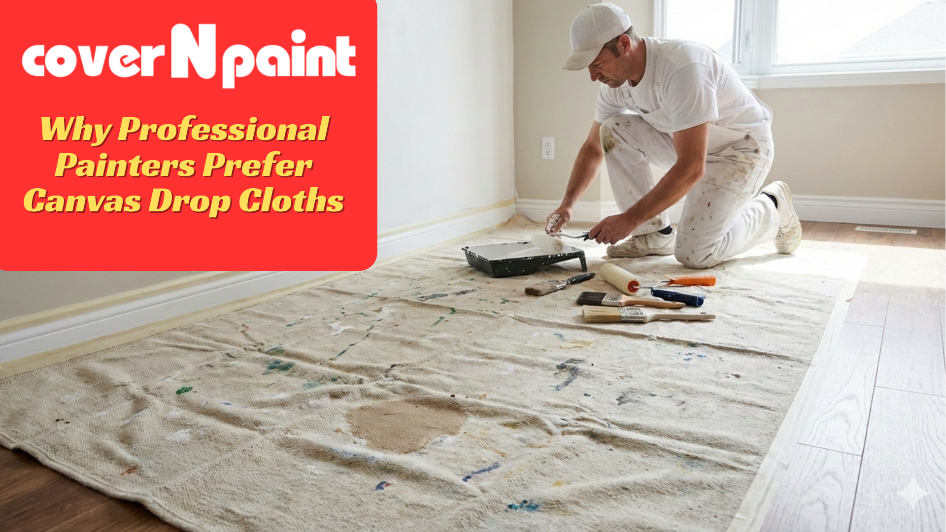 Why Professional Painters Prefer Canvas Drop Cloths